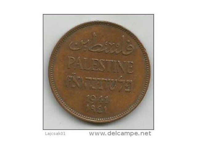 Palestine 2 mils 1941.