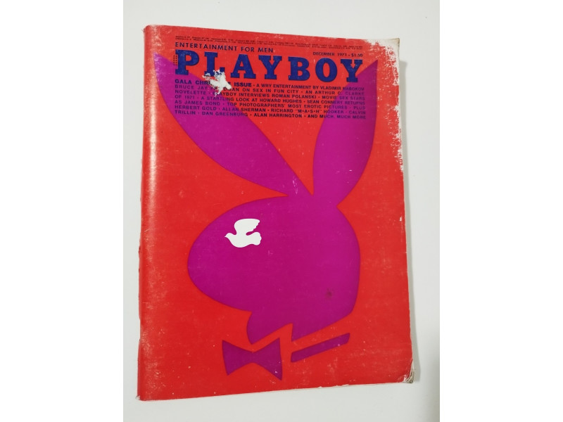 Playboy Decembar 1971 Vintage