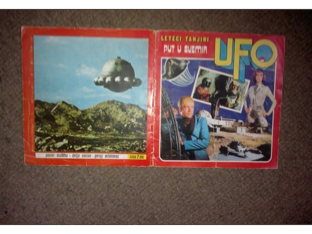 Ufo-Korice albuma-Leteći Tanjiri-Put u Svemir,Panini