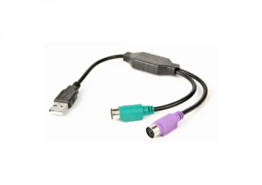 Adapter USB - 2 PS/2 CablExpert UAPS12-BK 30cm