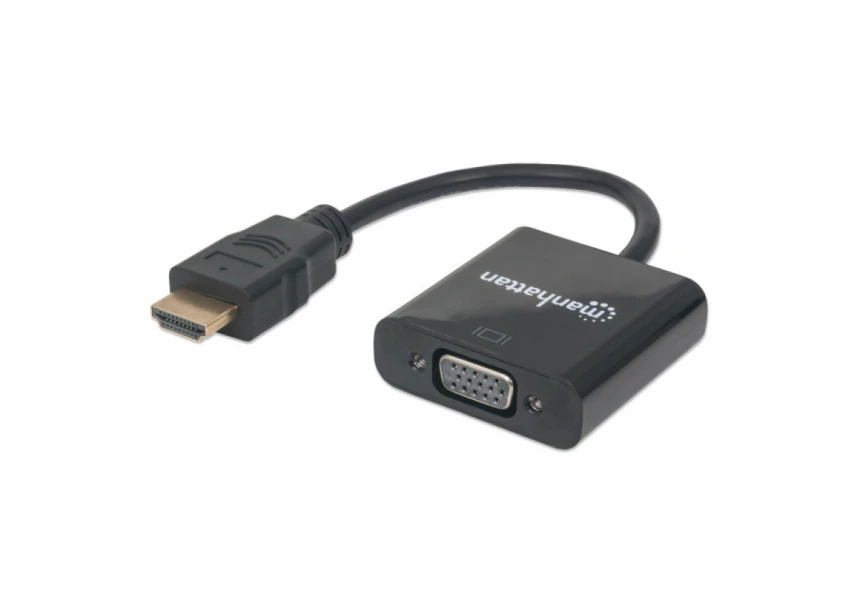 Adapter Manhattan 151467 HDMI/M - VGA/F