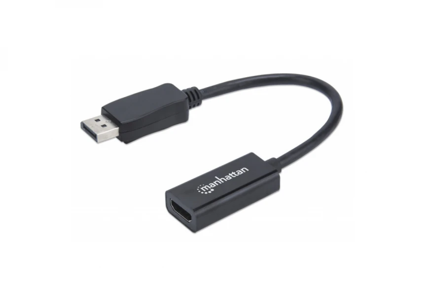 Adapter Manhattan 151634 DisplayPort/M - HDMI/F 1080p Crni