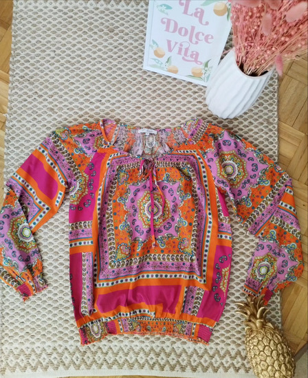 Boho bluza od pamuka