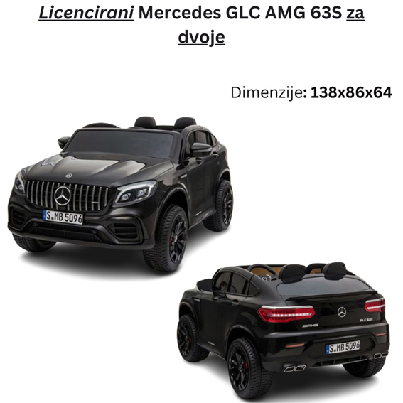 Licencirani mercedes dvosed AMG GLC 63S