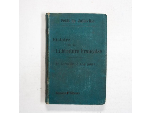 Histoire de la Litterature Francaise iz 1912