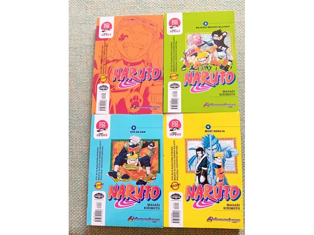 Masaši Kišimoto Naruto 1 - 4