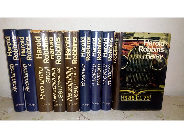 Harold Robbins 1-9 / Komplet