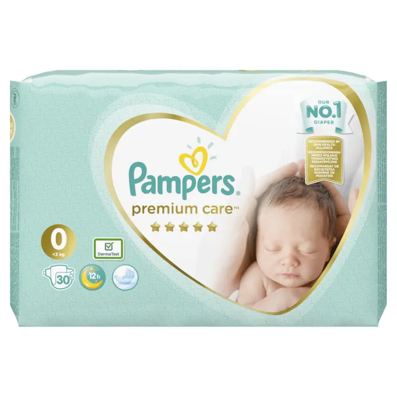 Pampers Pelene Premium care 0, 30 komada