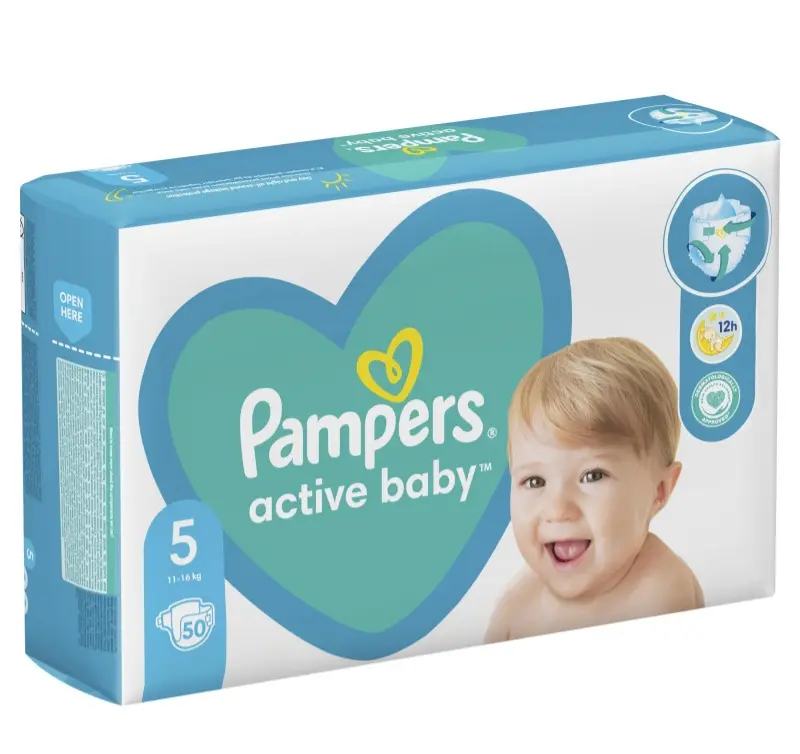 Pampers Pelene 5, 11-16kg, 50 komada