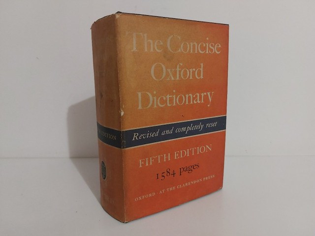 The Concise Oxford Dictionary 1584 pages