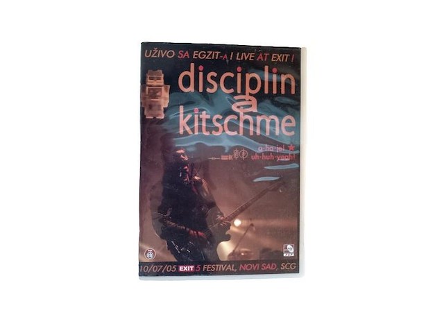 Disciplin A Kitschme - Uživo sa Egzit-a original DVD