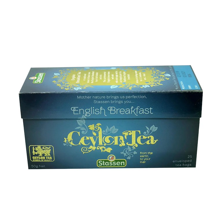 Stassen Cejlonski čaj, English breakfast, 25 kesica