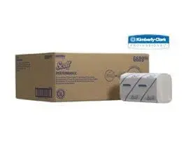 Kimberly Clark SCOTT Papirni ubrus, Jednoslojni, Beli, 15 komada