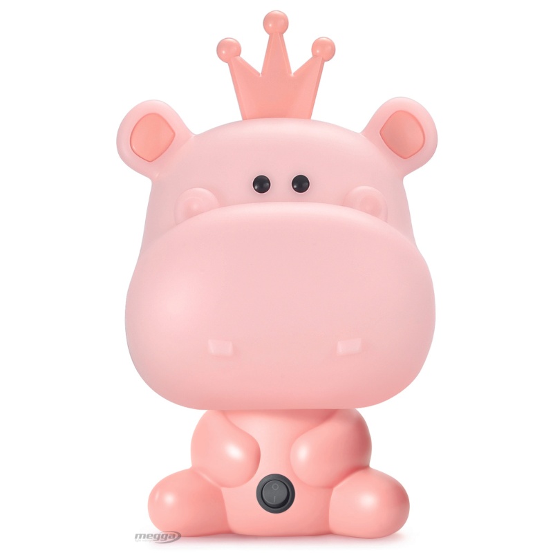 MEGGA, SOFTA STONA L. E14 LED HIPPO PINK