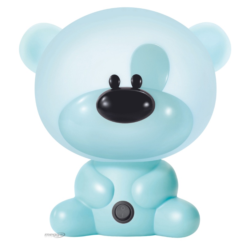 MEGGA, SOFTA STONA L. E14 LED BEAR BLUE