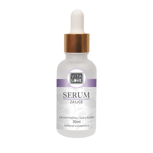 Prirodni serum za lice za suvu kožu 30 ml