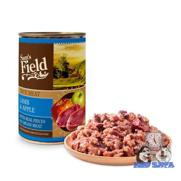 Sam's Field Konzerva Za Pse, Jagnjetina I Jabuka 6x400g