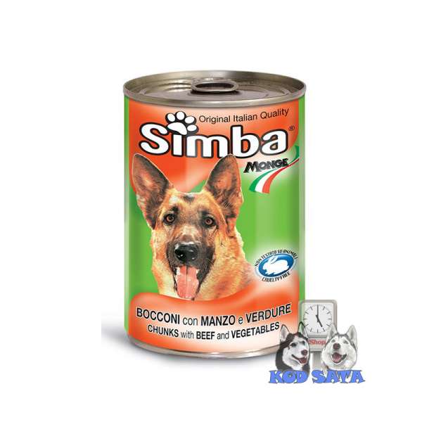 Simba Konzerva Za Pse Govedina i Povrće 24x415g