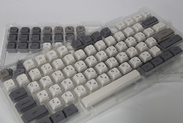 Set kapica za tastature, PBM, XDA profil, 125 komada, Englaski/Ćirilica