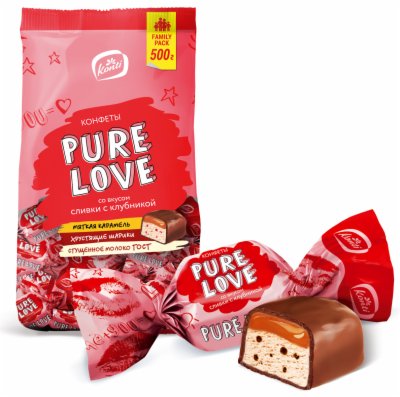 BOMBONE ČOKOLADNE JAGODA PURE LOVE 500G
BOMBONE ČOKOLADNE JAGODA PURE LOVE 500G