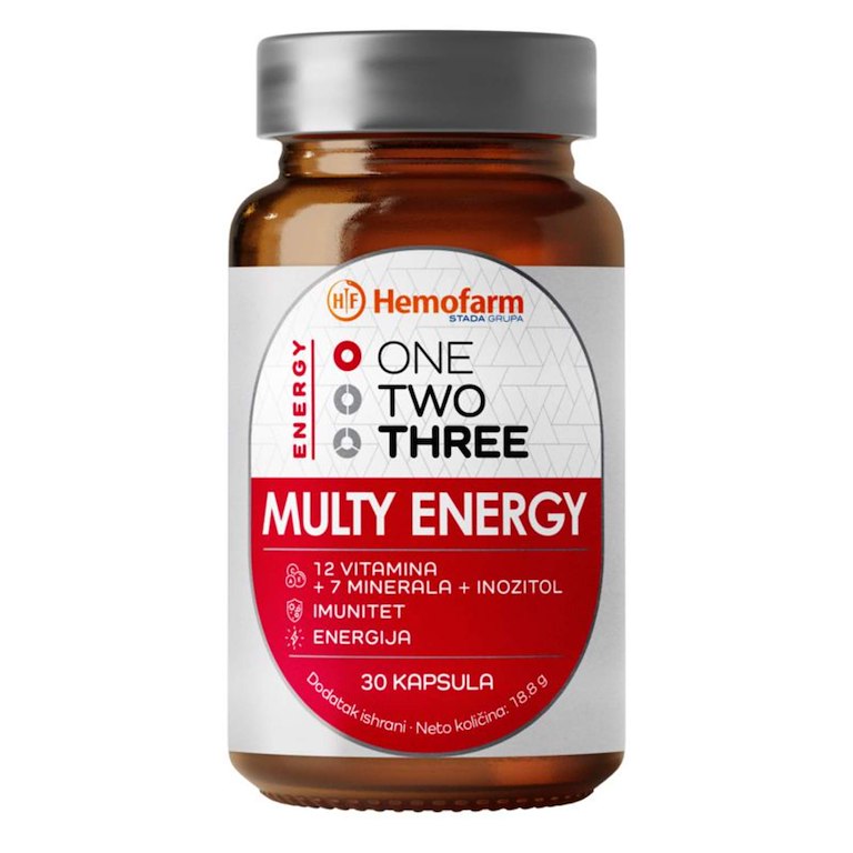 One Two Three kaps vitamin multy energy 30/1 one two three