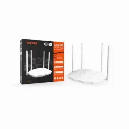 Tenda tx9 ax3000 wi-fi 6 ofdma+mu-mimo 4x6dbi/2,4ghz&5ghz/1wan/3lan Wireless Ruter