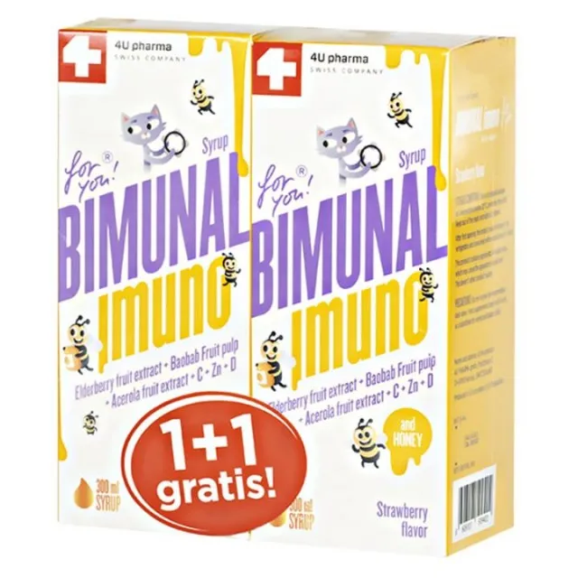 Bimunal Imuno sirup 200ml 1+1 gratis