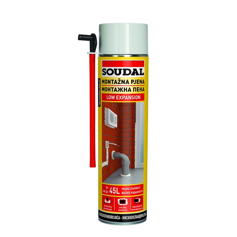 SOUDAL PUR PENA 750ml LOW EXPANSION