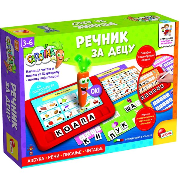 Carotina SR Edukativni set Recnik za Decu Azbuka Lisciani RS102327