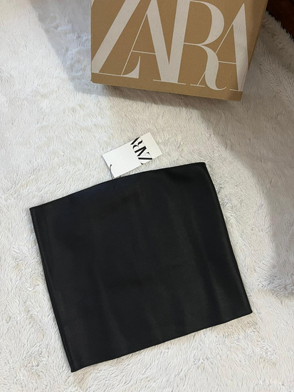 Zara novi crni knit top M