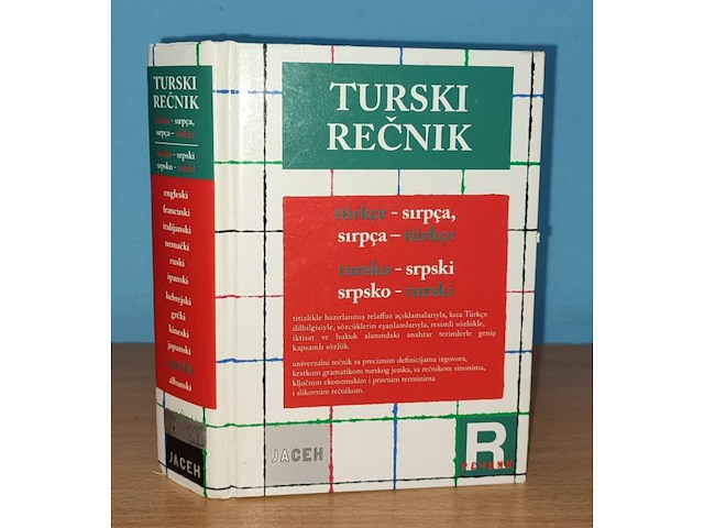 TURSKI REČNIK tursko srpski srpsko turski rečnik