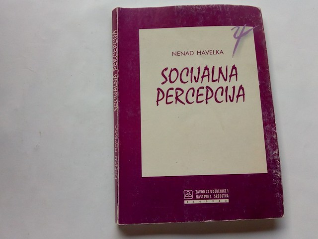 Socijalna percepcija, N.Havelka, zavod