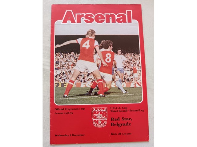 Program Arsenal-Crvena zvezda 1978/1979