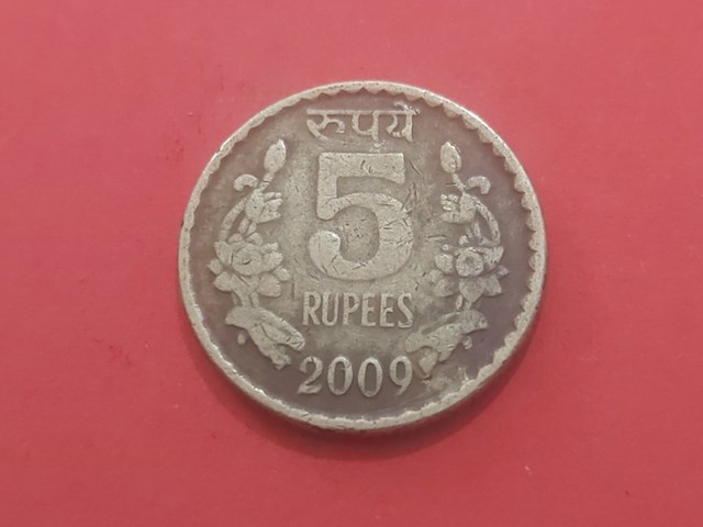 Indija  - 5 rupees 2009 god