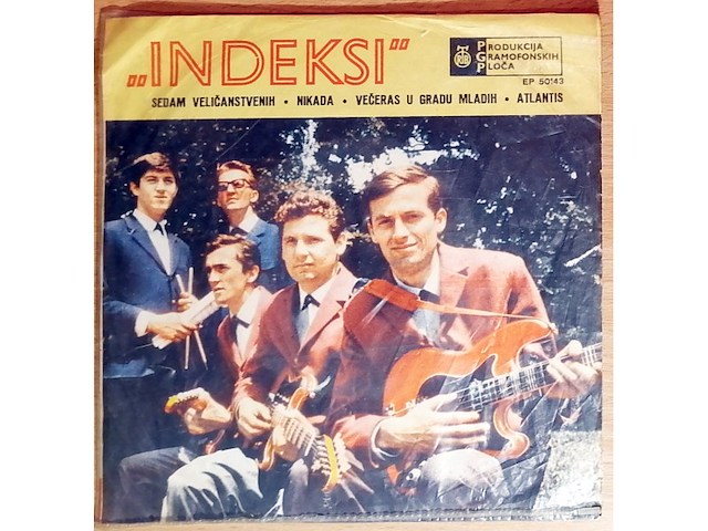 EP INDEXI - Sedam veličanstvenih (1966) 3. press, VG+