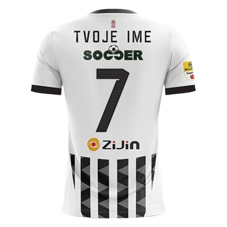 FK PARTIZAN DRES 24/25 DOMACI CRNO BELI REPLIKA SA STAMPOM