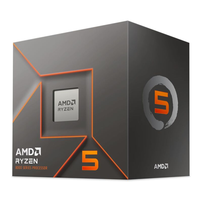 AMD RYZEN 5 8400F 6 cores do 4.7 GHz BOX (100-100001591BOX) procesor