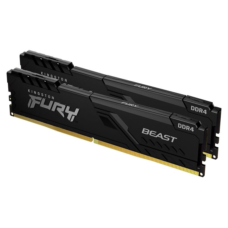 KINGSTON DIMM DDR4 64GB (2x32GB kit) 3200MT/s KF432C16BBK2/64 Fury Beast Black