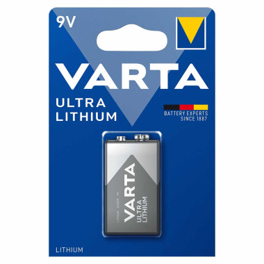 Varta Ultra Lithium 9V litijumska baterija