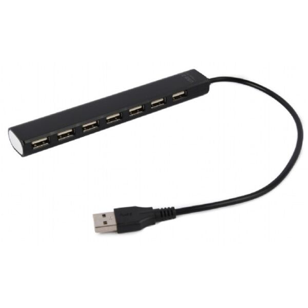 UHB-U2P7-04 Gembird USB 2.0 7-port hub, black A