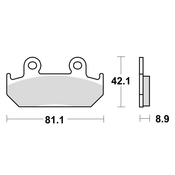 Disk pločice TRW MCB562SV ( SINTER )