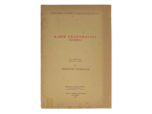 Kabir Granthavali (Doha) - Charlotte Vaudeville