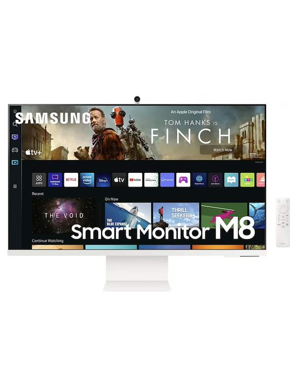 SAMSUNG LS32DM801UUXDU 32" VA 3840x2160 60Hz 4ms GtG HDMI USB kamera zvučnici smart bela