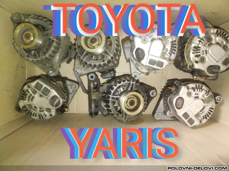 Toyota Yaris Alternator Elektrika I Paljenje