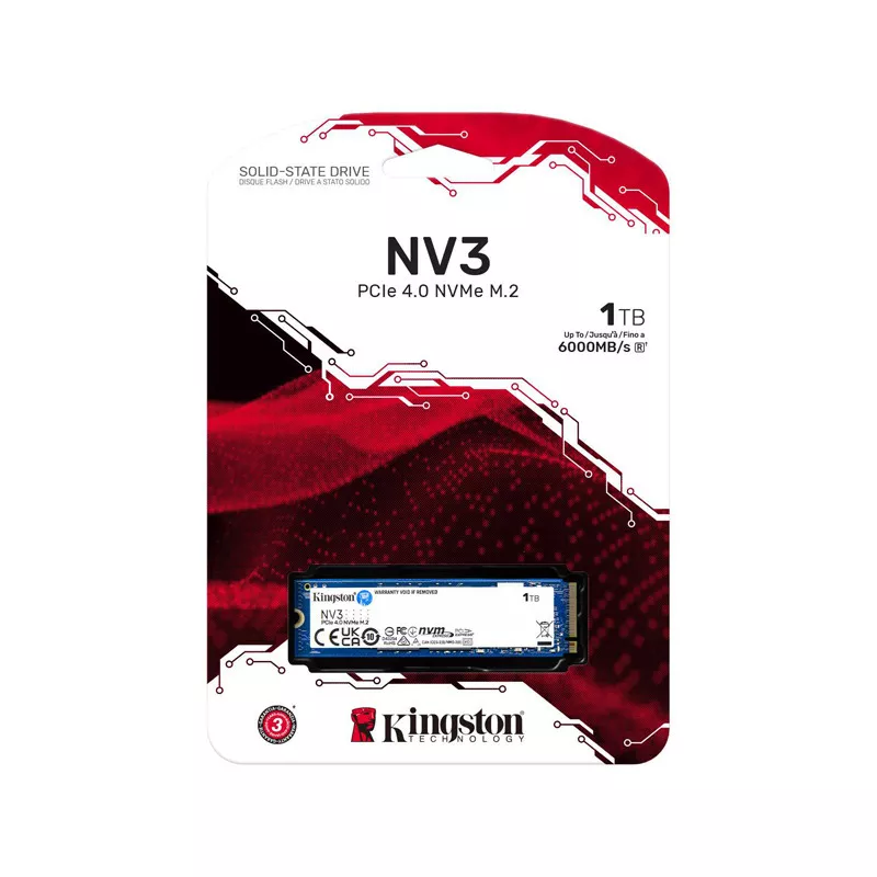 KINGSTON 1TB M.2 2280 NVMe SNV3S/1000G series NV3 SSD