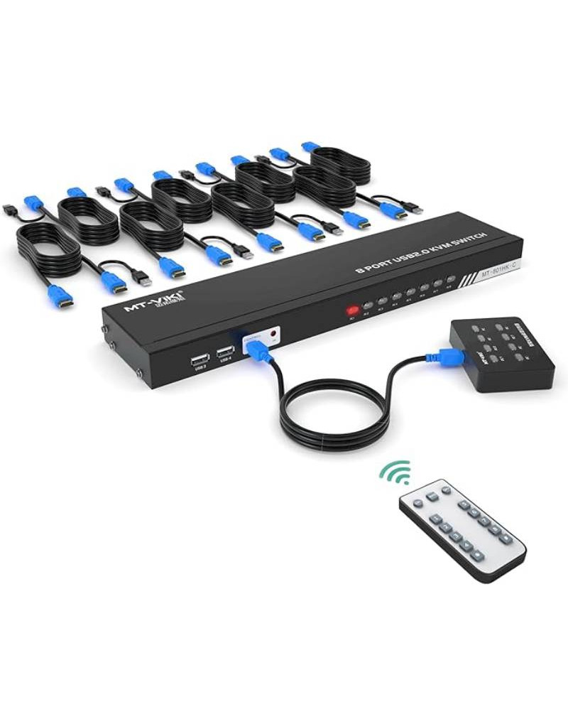 MT-Viki HDMI KVM Switch 8-port