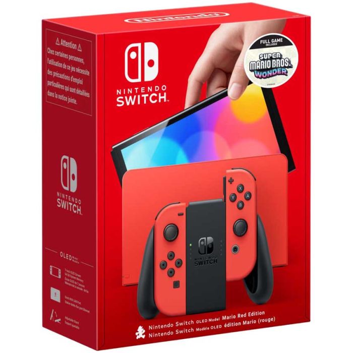 Konzola Nintendo SWITCH OLED Mario - Red Edition + igra Super Mario Bros Wonder