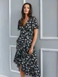 Haljina s cvetnim dezenom