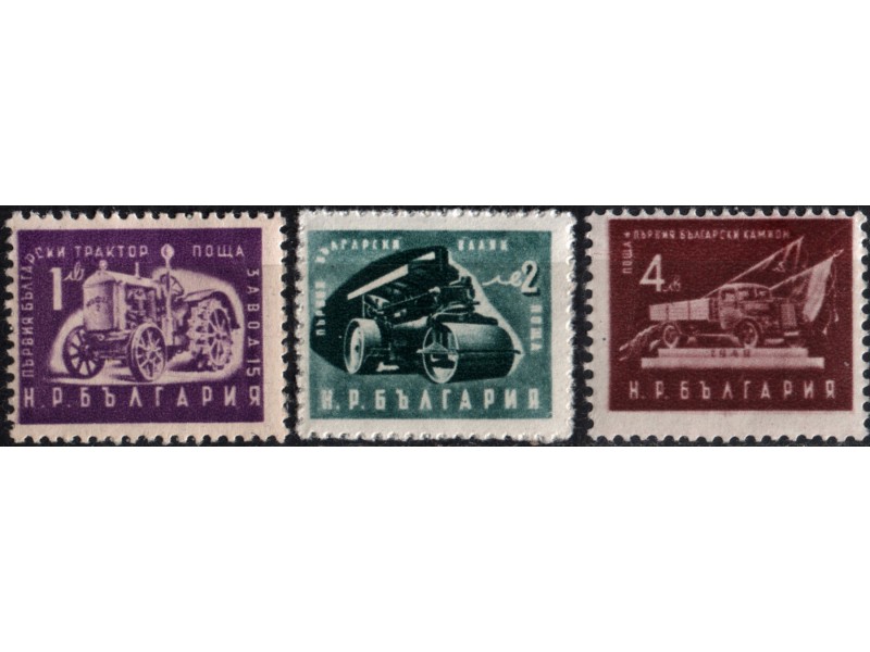 kt633m 15.mar1951 Bulgarija Mi783-5 **