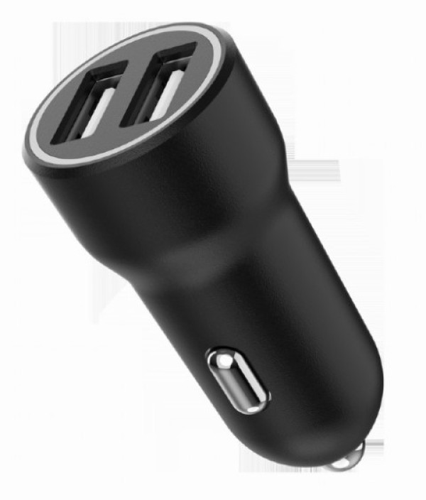 TA-UC-2A15-CAR-01 Gembird 2-port USB car charger, 3.1A, 15.5W, black